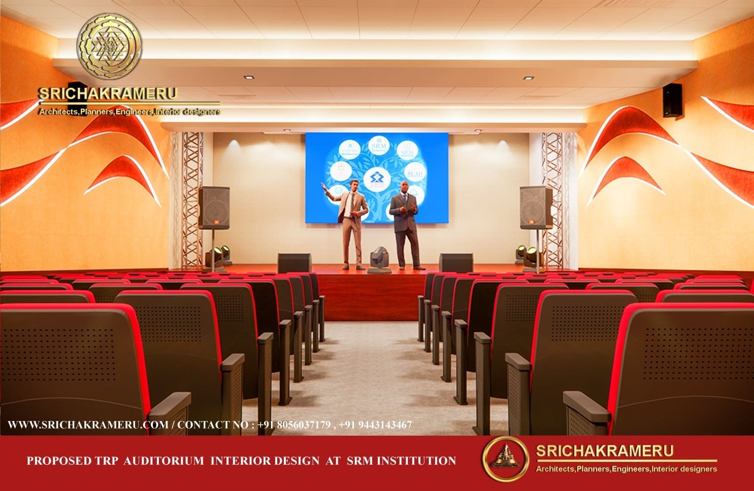 TRP AUDITORIUM INTERIOR RENOVATION – SRM, RAMAPURAM – Srichakrameru