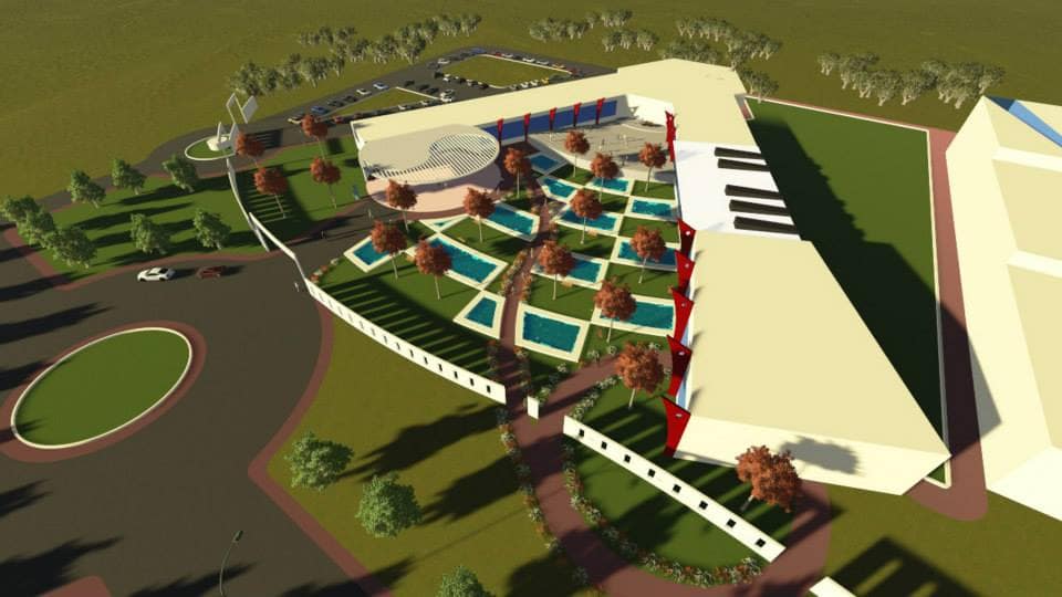 AV hall music composing hall – Srichakrameru